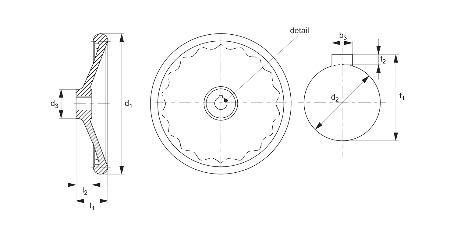 77200.W0105 - Disc Type Handwheels | Wixroyd