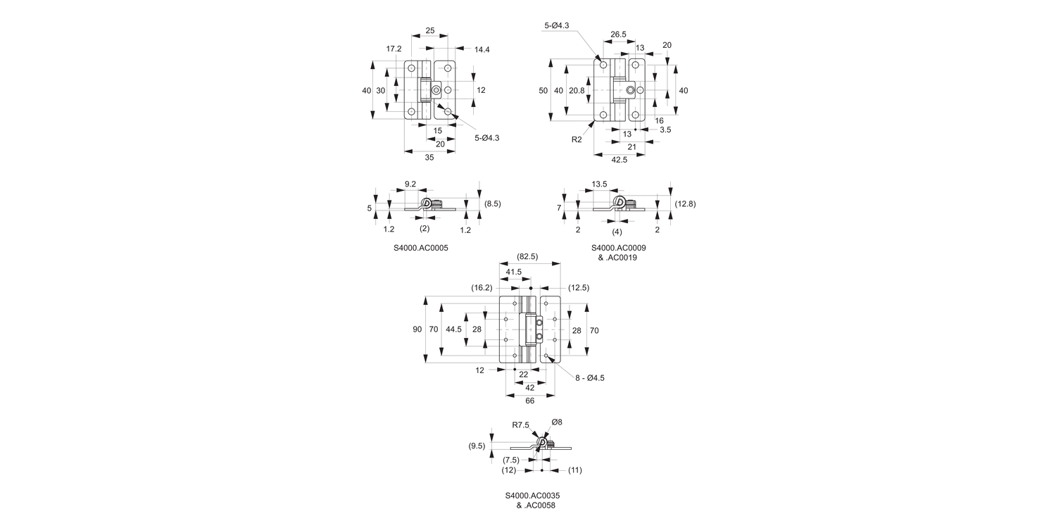 S4000.AC0019 - Constant Torque - Friction Hinge | Wixroyd