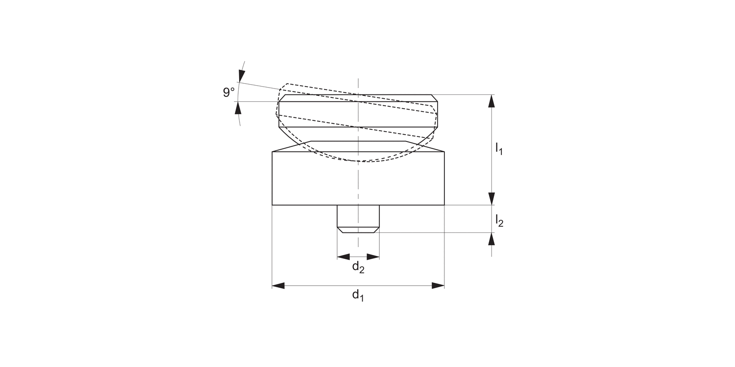 15080 - Locating Pad - Self-Aligning | Wixroyd