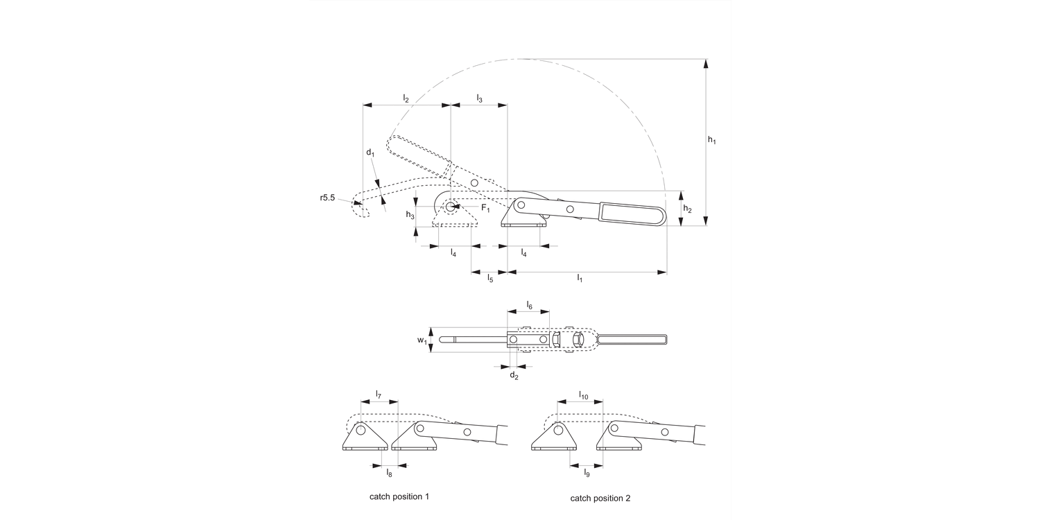 41781.1 - Hook Type Toggle Clamp | Wixroyd